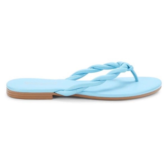 Saks Fifth Avenue | Shoes | Nib Saks Fifth Avenue Twisted Blue Leather ...